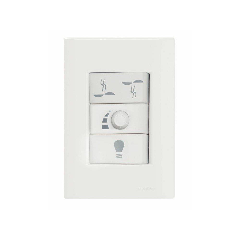 Promoção! Kit 10 Uni Cj Placa 4X2 + 1 Interruptor Simples Termopl 10A ...